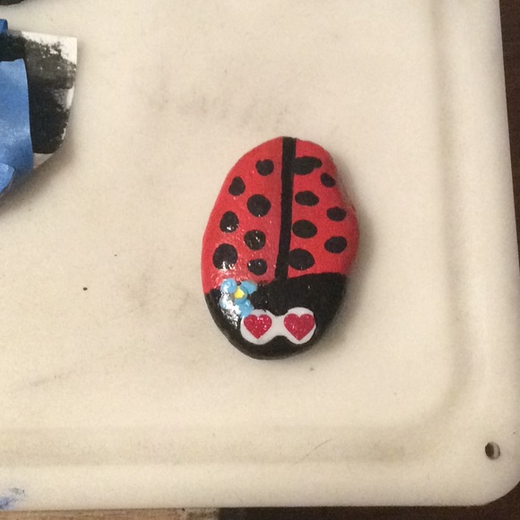 design by Shelli | Art | Ladybug Rock | Poshmark